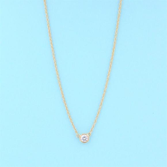 Tiffany & Co. | Bags | Tiffany Diamond By The Yard Pendant Necklace ...